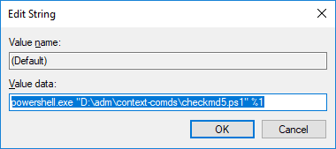 Windows explorer right click context command to get MD5 hash of a file ...