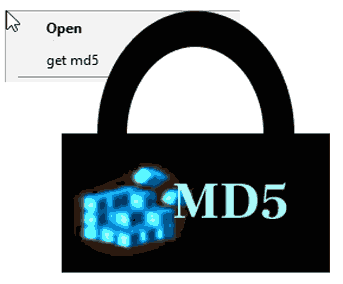 Windows explorer right click context command to get MD5 hash of a file ...